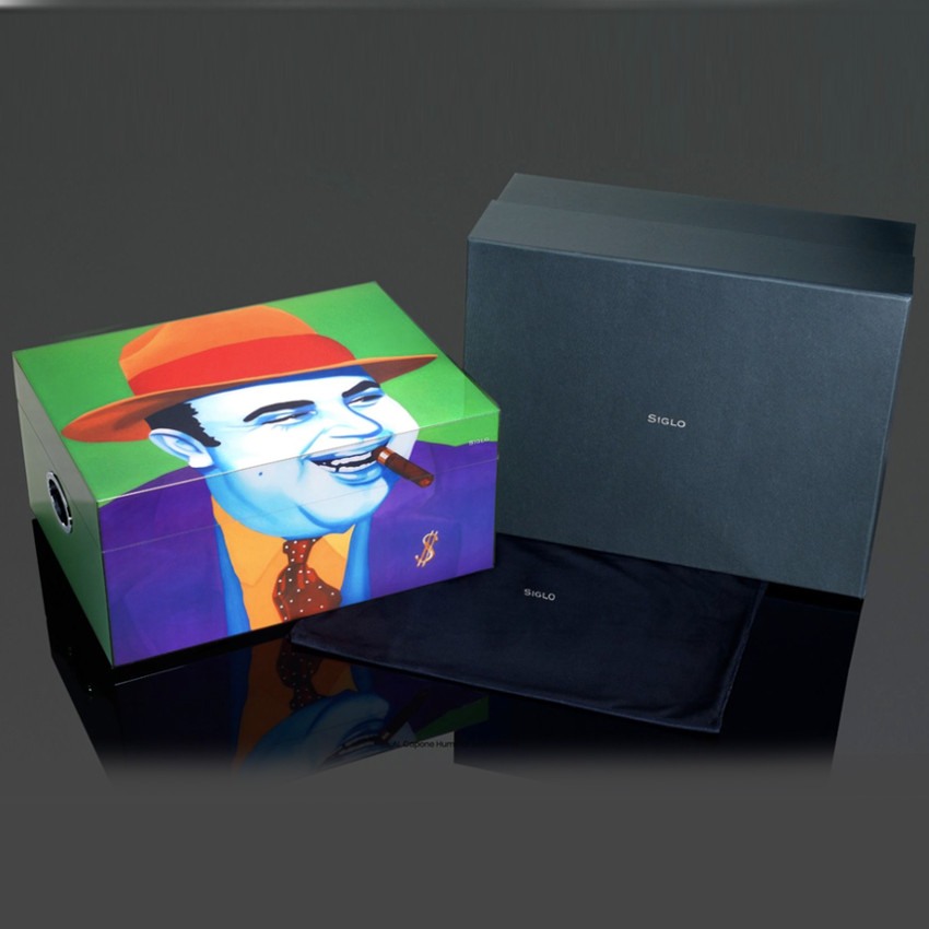Siglo - Christian Develter Series Al Capone Humidor Ashtray Set