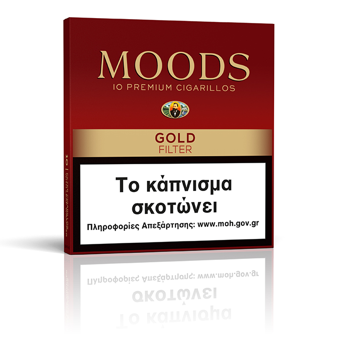 Moods Premium Cigarillos Gold 10s (Filter)